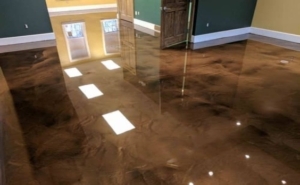 Sol résine epoxy pour maison et extérieurs- Sol industriel